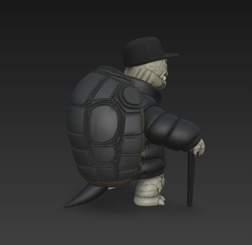 🐢 Gangster Turtle Figure – 3D Printable Collector Model・ STL File for ...