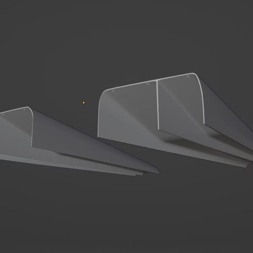 STL file TWO Piece Split Rear Diffuser 🚗 ・Template to download and 3D ...