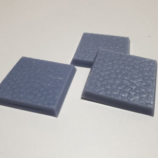 🟪 Square and rectangle bases set for tabletop, textured: Paving Stones ...