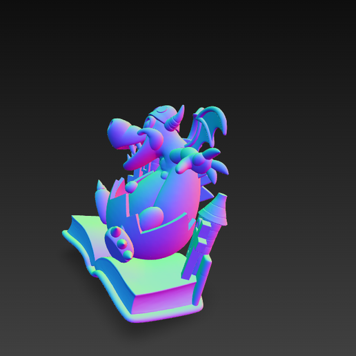 💬 Toon manga ryu-ran・ STL File for 3D printing・Cults