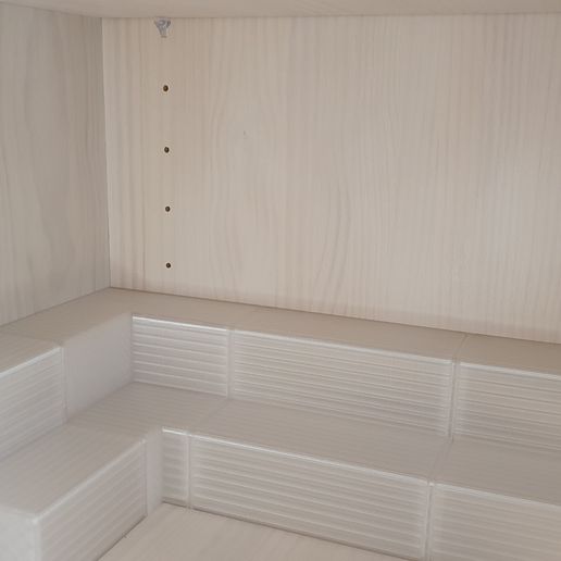🪞 Modular Shelf 3 Heights・ STL File for 3D printing・Cults