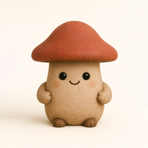 🍄 Toadstool Figure・ STL File for 3D printing・Cults