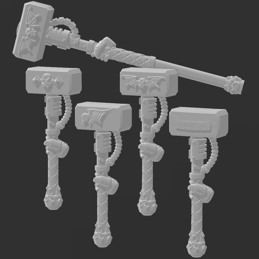 🦇 Edge Lord Bat Boy's Thunderous Bonking Basher・ STL File for 3D ...