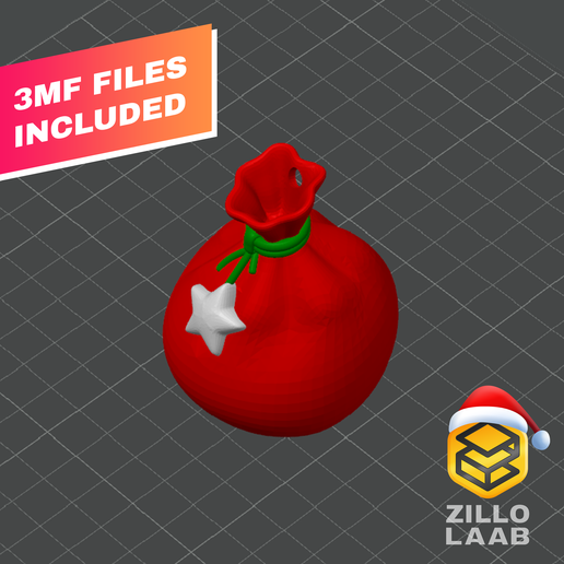 Cuddlebelly: Chubby Santa Pal! 🎅 ・ 3D File for ・Cults