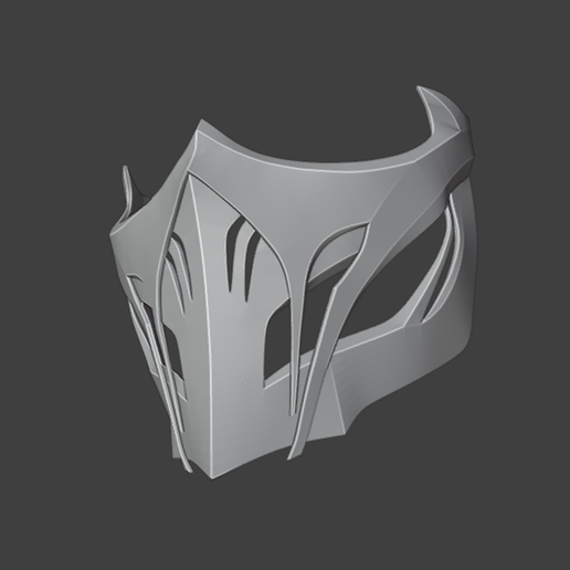🥶 Sub Zero mask from Mortal Kombat 1 - Cold Shards・ 3D File for 3D ...