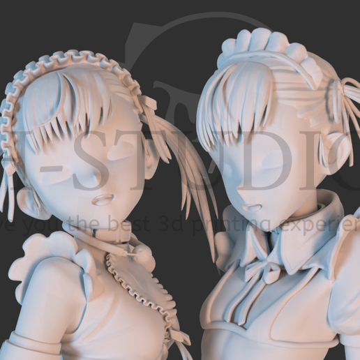 🏙️ CITY no109 Futago Hen Ichi The Story of Gemini Two cute girls・ 3D File for 3D printing・Cults