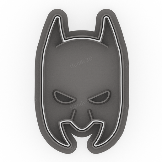 🍪 Batman Mask Cutter 8cm・ STL File for 3D printing・Cults