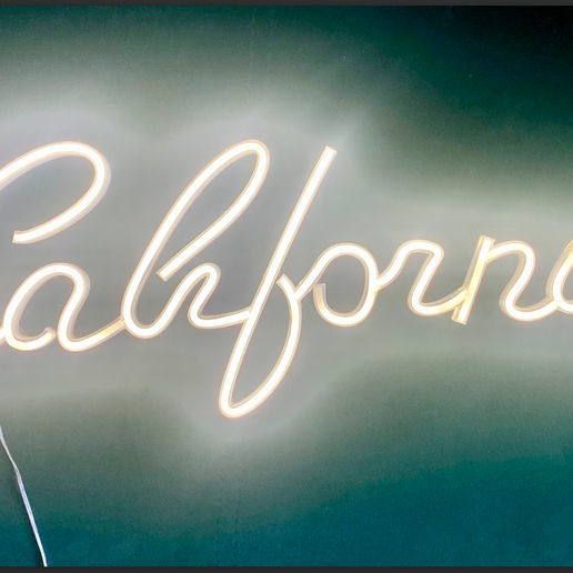🎨 California Led neon ledon・ STL File for ・Cults