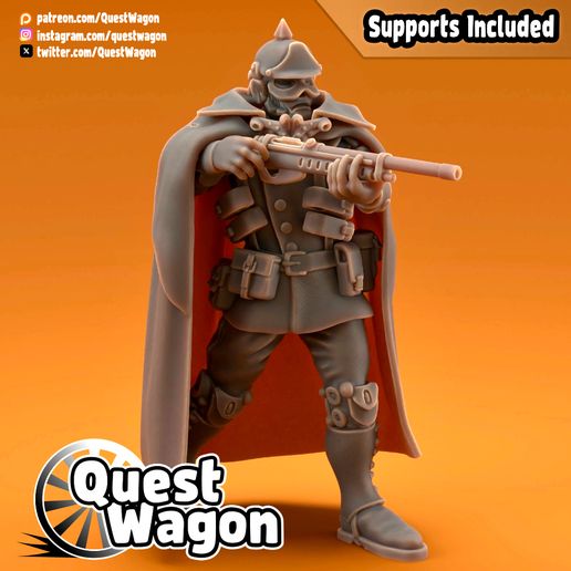 💂 Death Trench Infantry unit (aggressor)・ 3D File for 3D printing・Cults