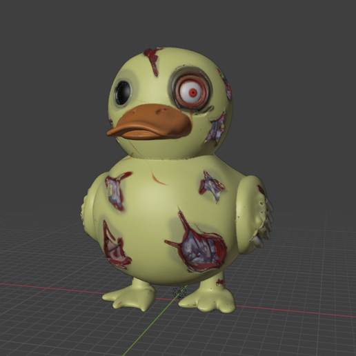 🧟 ZOMBIE DUCK・ STL File for 3D printing・Cults