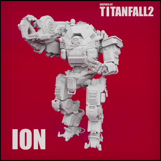 🎮 Ion inspired by Titanfall 2 Articulated 3D Printable Model・ 3D File ...