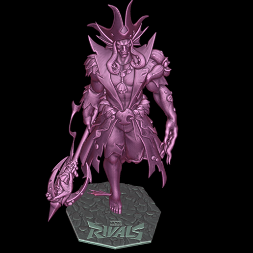🤴 Figurine Namor Monstro King Costume Marvel Rivals Custom Figurine ...