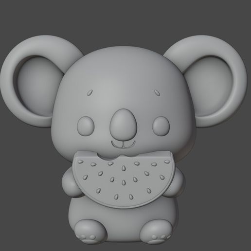 🐨 Koala summer figure・ STL File for 3D printing・Cults