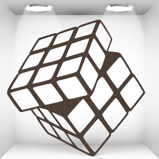 rubik's cube patterns 3d
