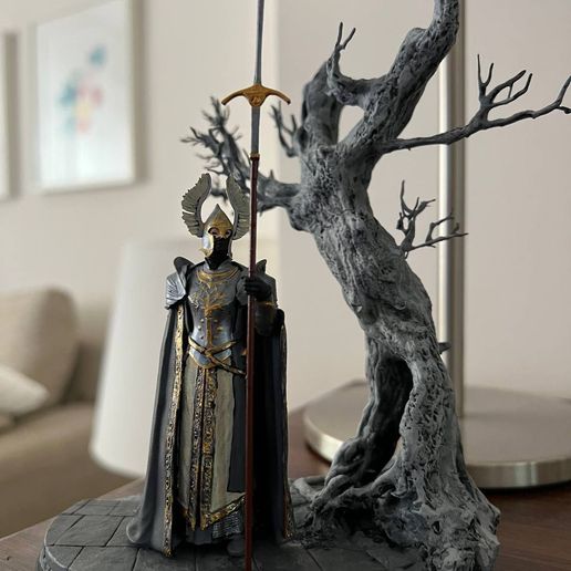 3D file FOUNTAIN GUARD OF THE WHITE TREE - GONDOR SOLDIER ⛲ ・3D ...