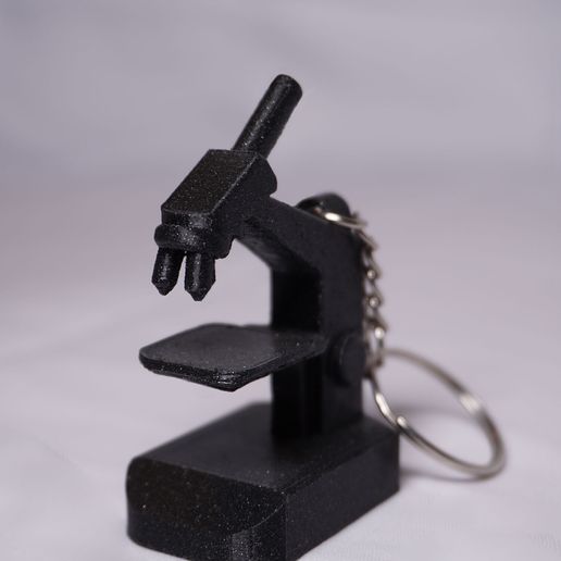 🔬 Microscope Keychain – Graduation Gift for Biology & Science – 3D ...