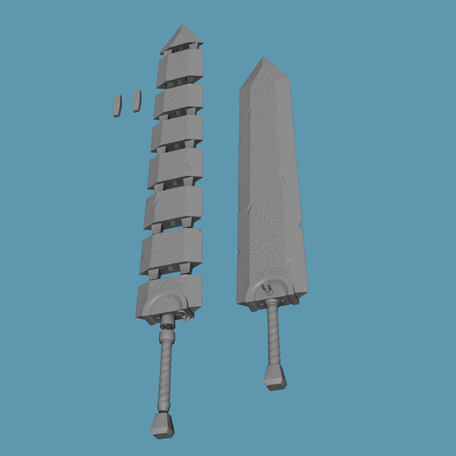 🗡️ Berserk DragonSlayer Sword・ STL File for 3D printing・Cults