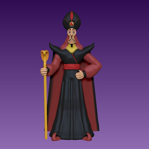 Archivo STL jafar el villano de la película aladdin 👾 ・Modelo para ...