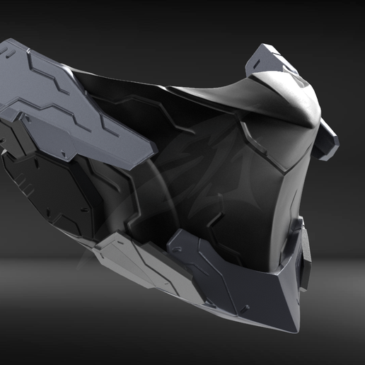 🤖 Cyborg Mask V2・ 3D File for ・Cults