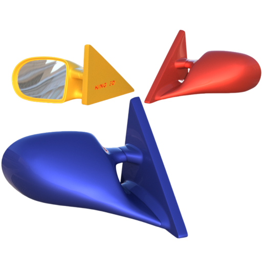 🪞 STL REAR VIEW MIRROR BMW E36 M3 1997 ( ANY SCALE )・ STL File for 3D printing・Cults