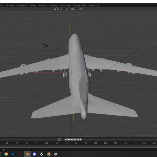 ️ avión boeing 747・Archivo STL para Impresión 3D・Cults