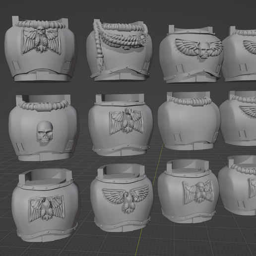 💂 multi part first born Marines・ 3D File for 3D printing・Cults