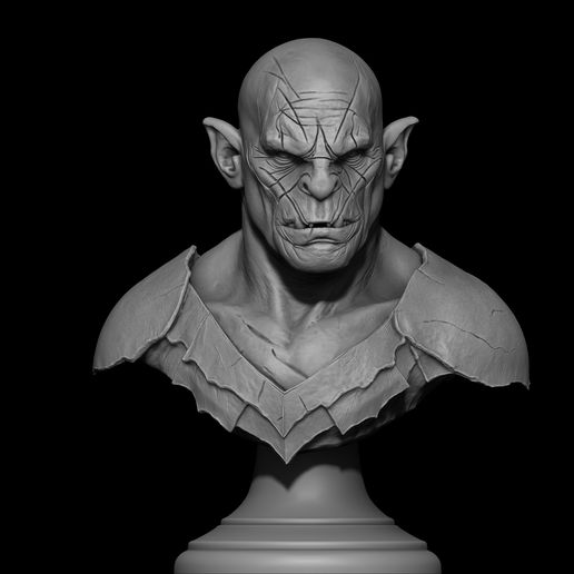 👤 AZOG Bust・Free STL File for 3D printing・Cults