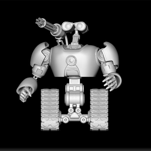 STL file WALL-E - science fiction - pixar character 🧪 ・3D printable ...