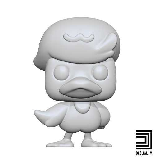 🐉 Quaxly Funko Pop toyart Pokemon・ 3D File for 3D printing・Cults