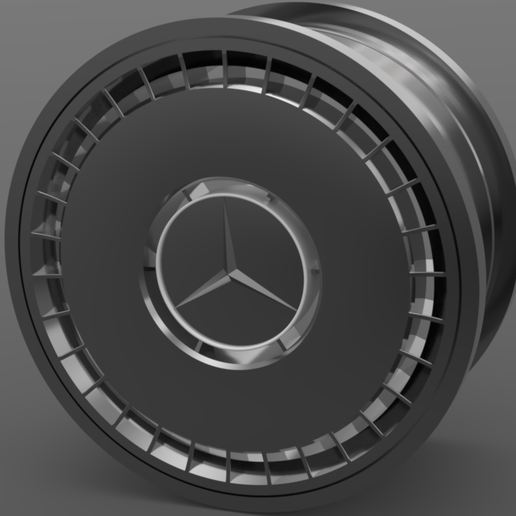STL file MERCEDES-BENZ RIM 3D MODELING STL 🚗 ・3D printable model to ...