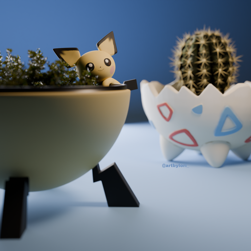 🐉 POKEPOTS - pokemon・ STL File for 3D printing・Cults