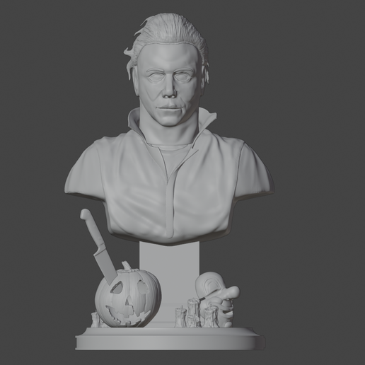 👤 Michael Myers Bust 3D Print・ STL File for 3D printing・Cults