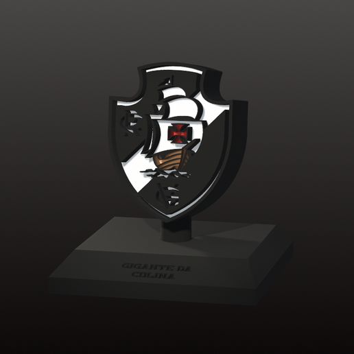 ⚽ Club de Regatas Vasco da Gama・ STL File for 3D printing・Cults