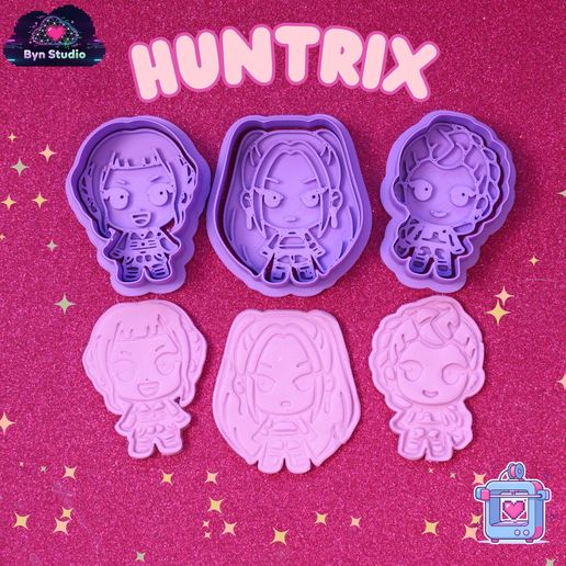 Huntrix-Set 💜🩷💙・ 3MF Datei für 3D-Druck・Cults