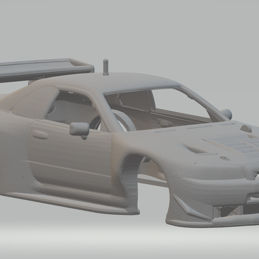 🏎️ nissan skyline race car 99・ STL File for 3D printing・Cults