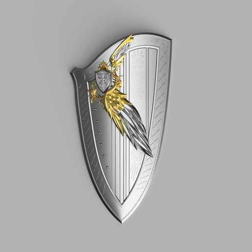 🛡️ Paladin Hero's Shield・ 3D File for 3D printing・Cults
