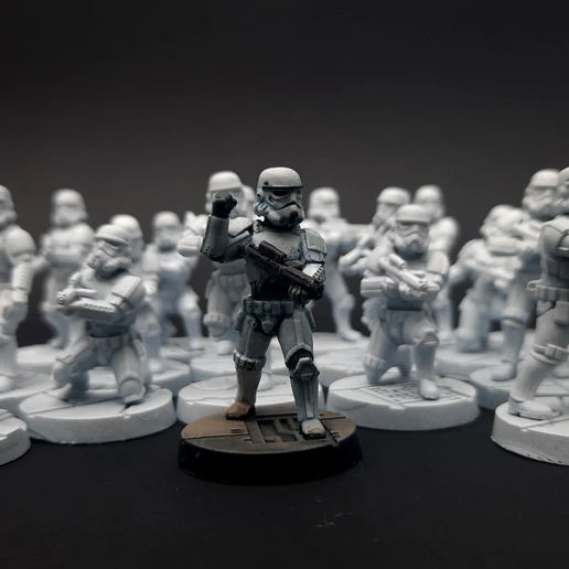 🎨 [X4NDERSS 1⁄48] IMPERIAL SET 1 • MODULAR • LEGION SCALE • TROOPER ...