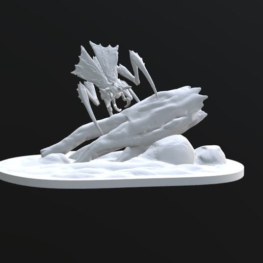 Free STL file fallen tree diorama base 🌳 ・3D printing design to ...