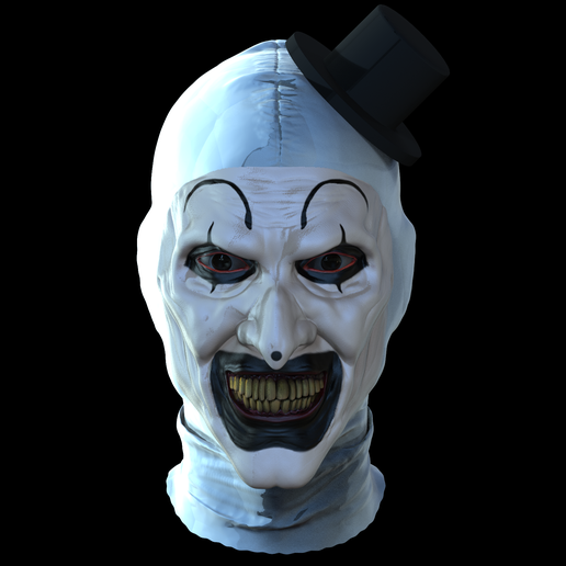 🎨 Art the Clown head (terrifier)・ STL File for ・Cults