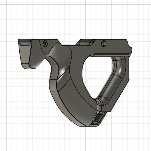 🕳️ Thumb Grip Foregrip・ STL File for 3D printing・Cults