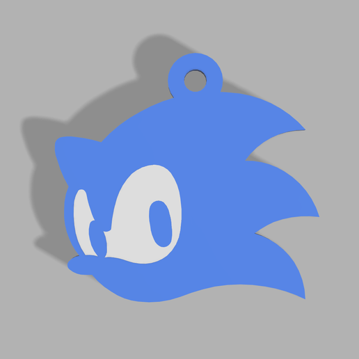 STL file Sonic Keychain V1 Figure 5 || Sonic Llavero V1 Figura 5 🗝️ ・3D ...