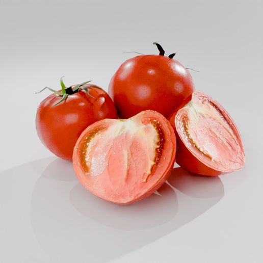 🍅 Vegetable Tomato Includes Cut Model・ STL File for 3D printing・Cults