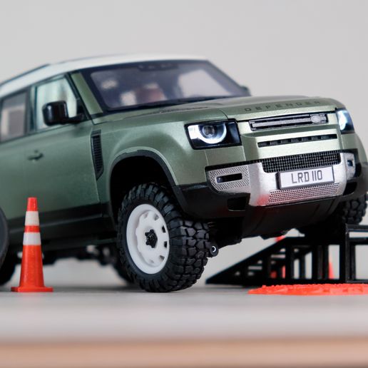 🚗 Land Rover Defender - 3D PRINTED RC CAR・ 3D File for 3D printing・Cults