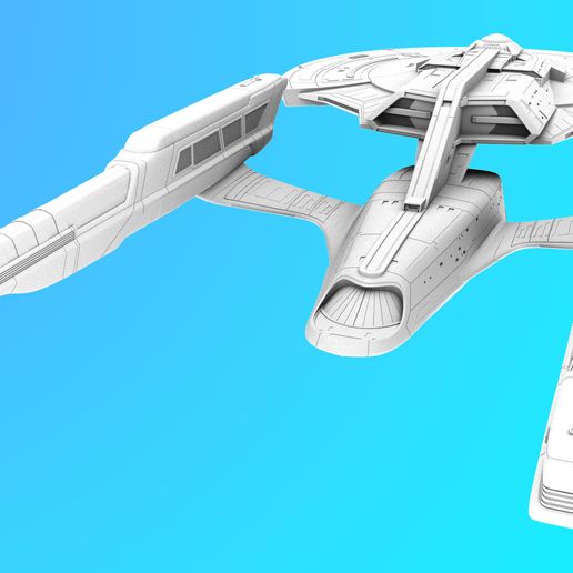 🖖 Constitution III class・ 3D File for 3D printing・Cults