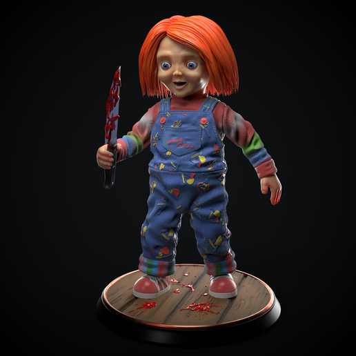 👾 Chucky (Charles Lee Ray)・ STL File for 3D printing・Cults