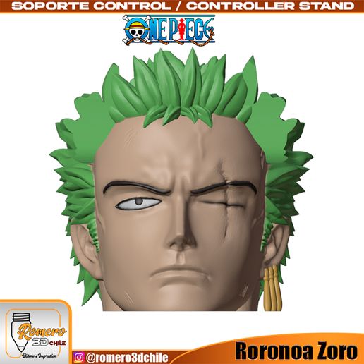 🎛️ Roronoa Zoro / One Piece Control Stand・ STL File for 3D printing・Cults