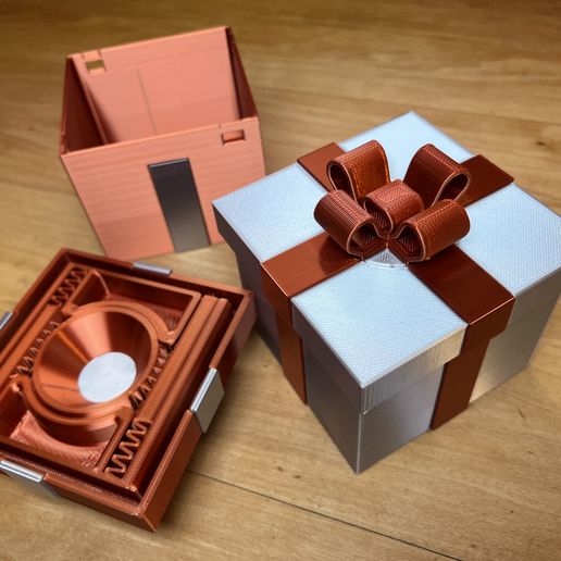 🎁 Gift Box #1・ STL File for 3D printing・Cults