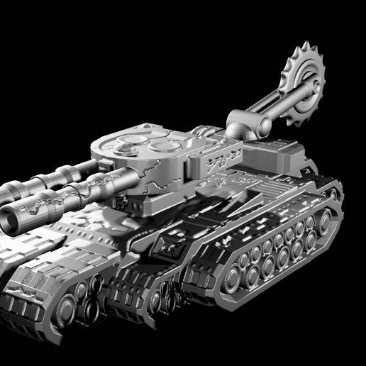🦣 Mastodon Tank From Twisted Insurrection・Free 3D File for 3D printing ...