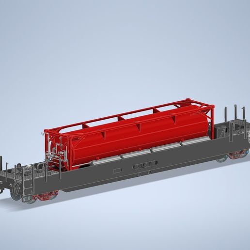 🇺🇸 HO Scale Florida East Coast Railroad LNG Tender・ STL File for 3D ...