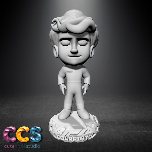 Archivo STL franco colapinto chibi 👾 (3MF)・Diseño imprimible en 3D para ...